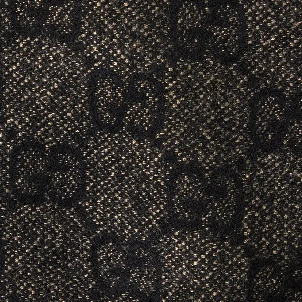 Gucci Gg Wool Jacquard Cape - Black