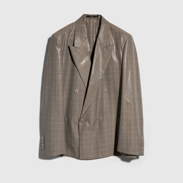 Gucci Double-breasted Wool Jacket - Grey