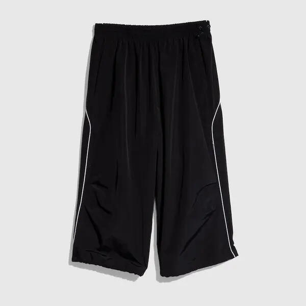 Gucci Gg Supreme Linen Shorts - Black