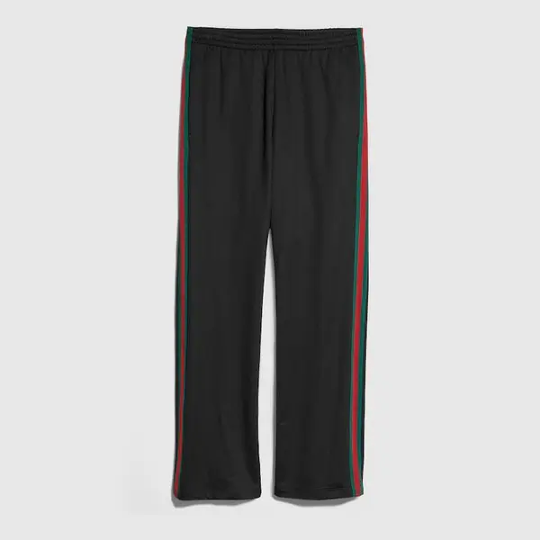 Gucci Gg Jersey Jacquard Trousers - Black