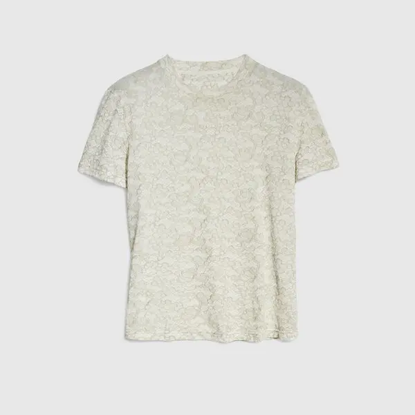 Gucci Cotton Jerey T-hirt With Print, Ize - White