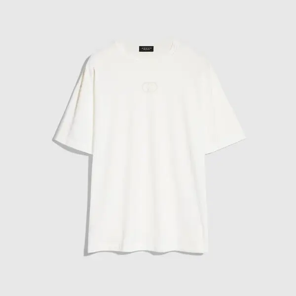 Gucci Cotton Jersey T-shirt With Print - White