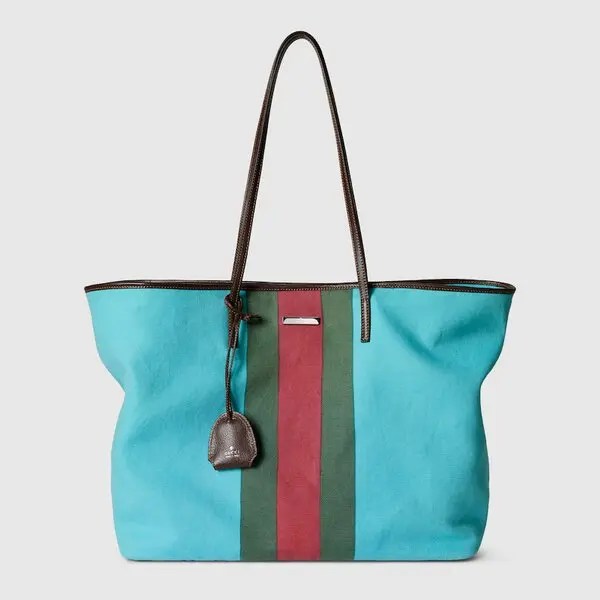 Gucci Horsebit 1955 Medium Shoulder Bag - Blue