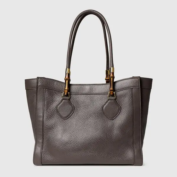 Gucci Diana Small Embroidered Tote Bag - Grey