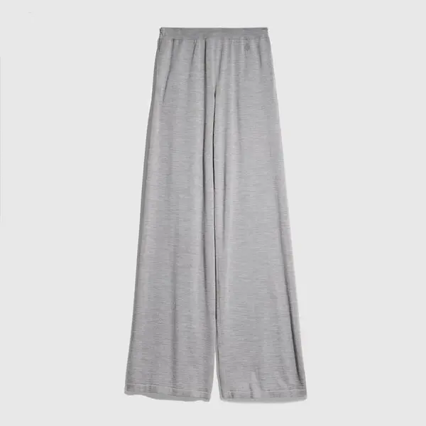 Gucci Peated Skirt With Striped Trim, Size - Grey