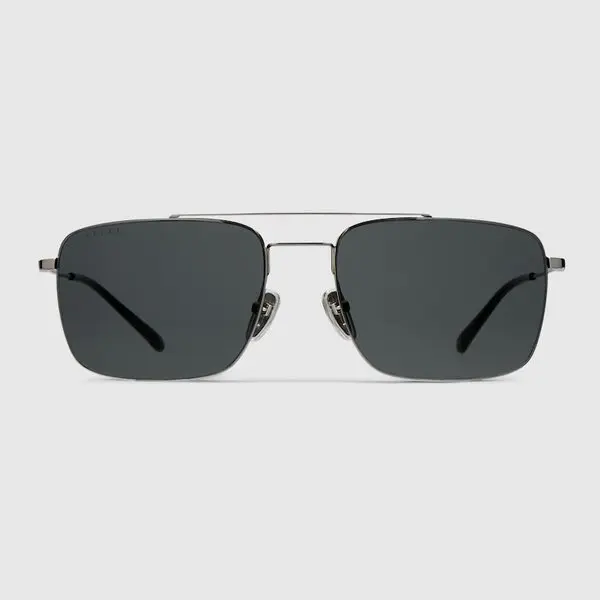 Gucci Aviator Frame Sunglasses - Black
