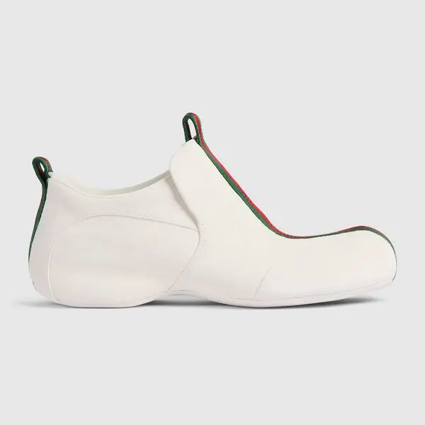 Gucci Ace Low-top Trainers With Embroidered Bee - White