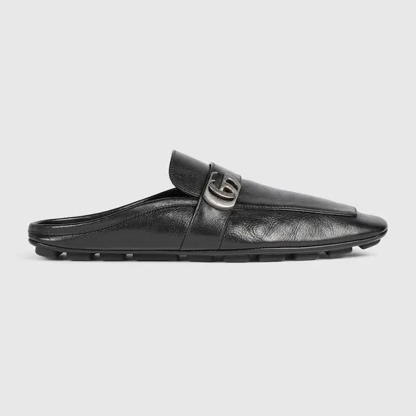 Gucci Leather Mule With Horsebit