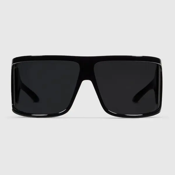 Gucci Rectangular Frame Sunglasses - Black