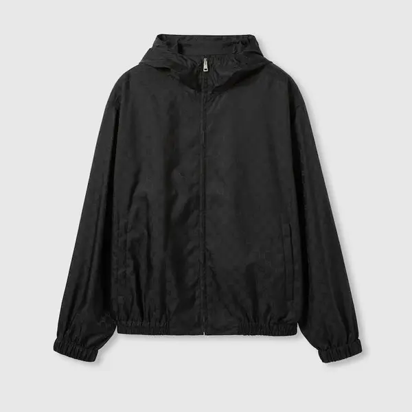 Gucci Reversible Gg Canvas Jacket, Size