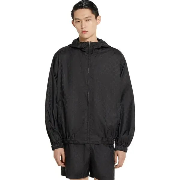 Gucci Reversible Gg Canvas Jacket, Size