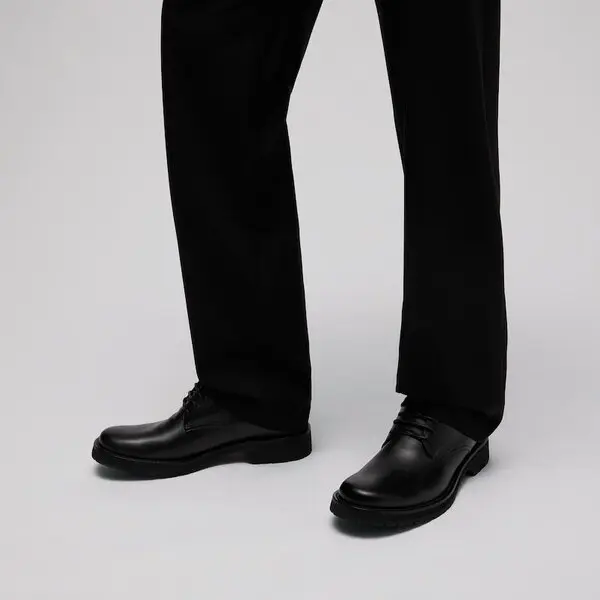 Gucci Washed-effect Leather Boat Shoe - Black