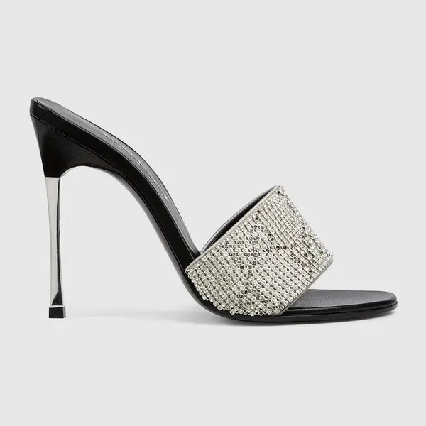 Gucci Platform Sandals With Double G Hardware - Grey
