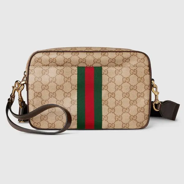 Gucci Gg Small Messenger Bag - Beige