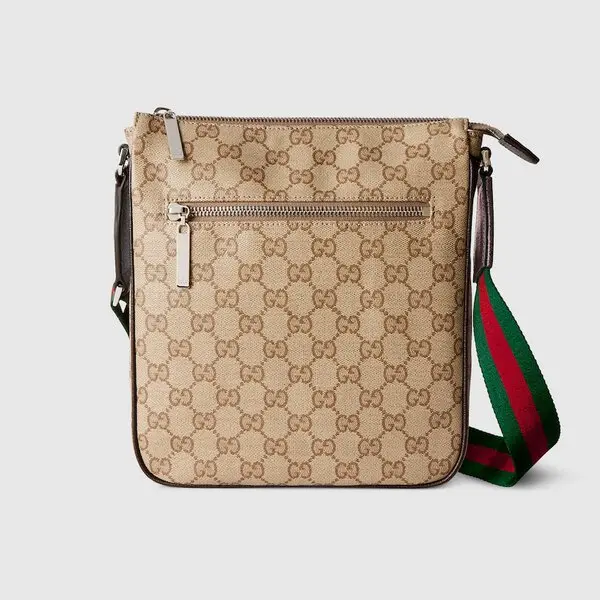 Gucci Gg Emblem Small Crossbody Bag - Beige