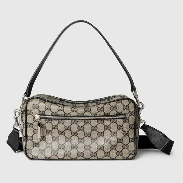 Gucci Gg Emblem Small Crossbody Bag - Black