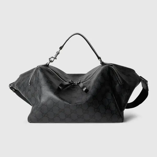 Gucci Gg Emblem Small Crossbody Bag - Black