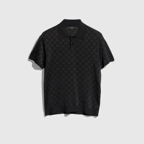 Gucci Sik Cotton Knit Poo Shirt, Size - Black