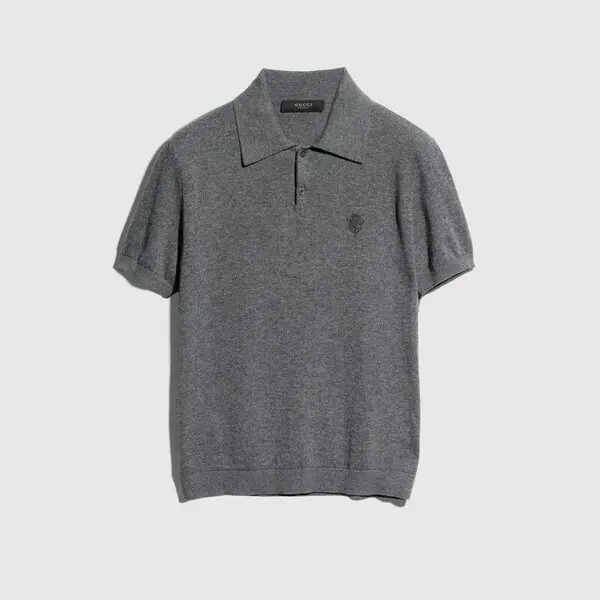 Gucci Sik Cotton Knit Poo Shirt, Size - Grey