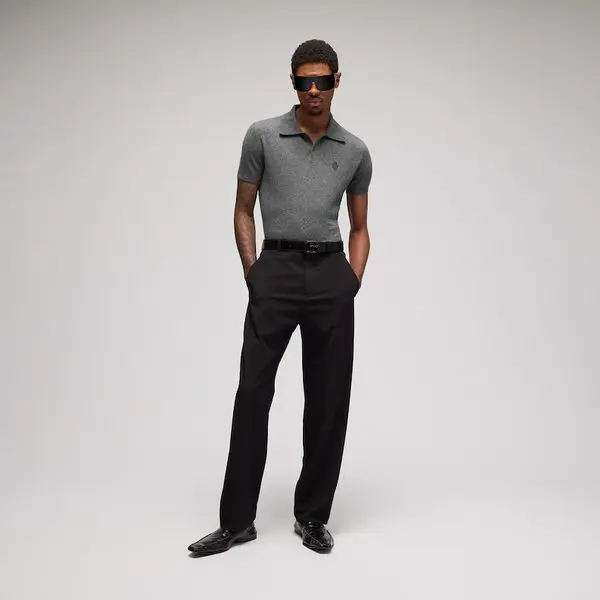 Gucci Sik Cotton Knit Poo Shirt, Size - Grey