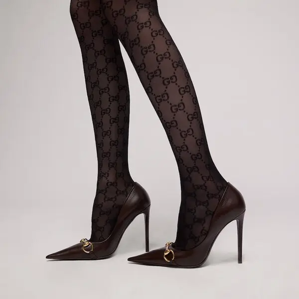 Gucci Bombshell Pump - Brown