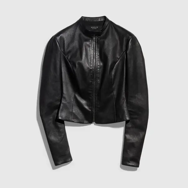 Gucci Check Cotton Tweed Jacket, Size - Black
