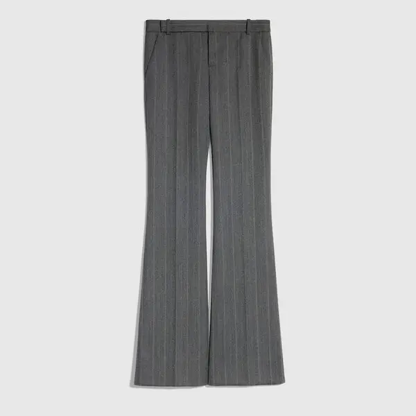 Gucci Gg Supreme Print Silk Trousers - Black