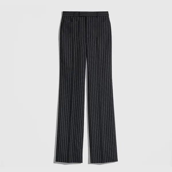 Gucci Gg Supreme Print Silk Trousers - Blue