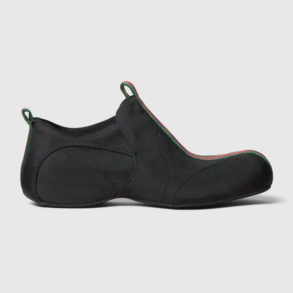 Gucci Rhyton Trainer With Logo - Black