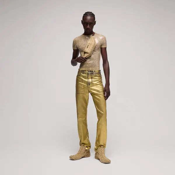 Gucci Slim Fit Cotton Denim Trousers - Blue