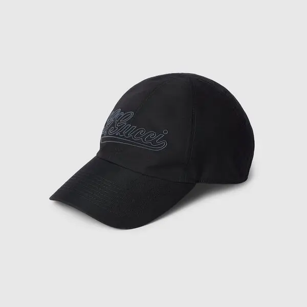 Gucci Gg Cotton Canvas Baseball Hat, Size - Black