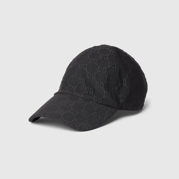 Gucci Monogram Baseball Cap - Black