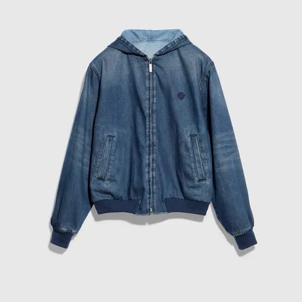 Gucci Reversible Padded Shirt Jacket - Blue
