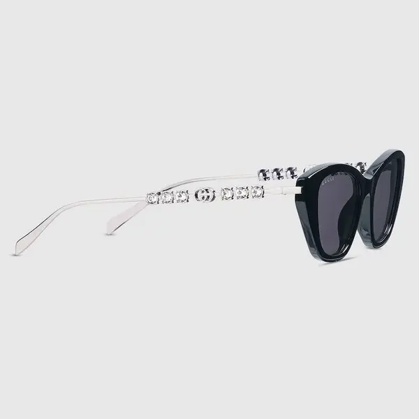 Gucci Round-frame Sunglasses - Black