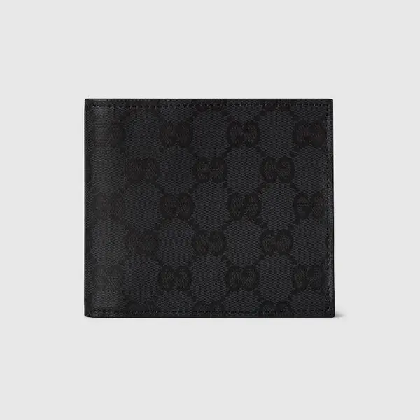 Gucci Gg Marmont Bi-fold Card Case Wallet - Black