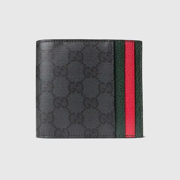 Gucci Gg Marmont Bi-fold Card Case Wallet - Black