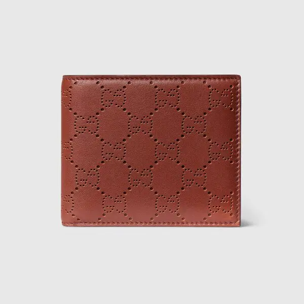 Gucci Gg Marmont Bi-fold Card Case Wallet - Brown