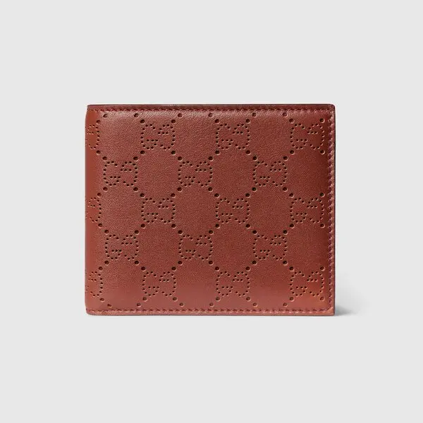 Gucci Gg Marmont Bi-fold Card Case Wallet - Brown