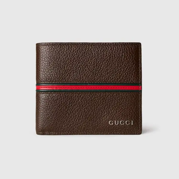 Gucci Gg Marmont Bi-fold Card Case Wallet - Brown