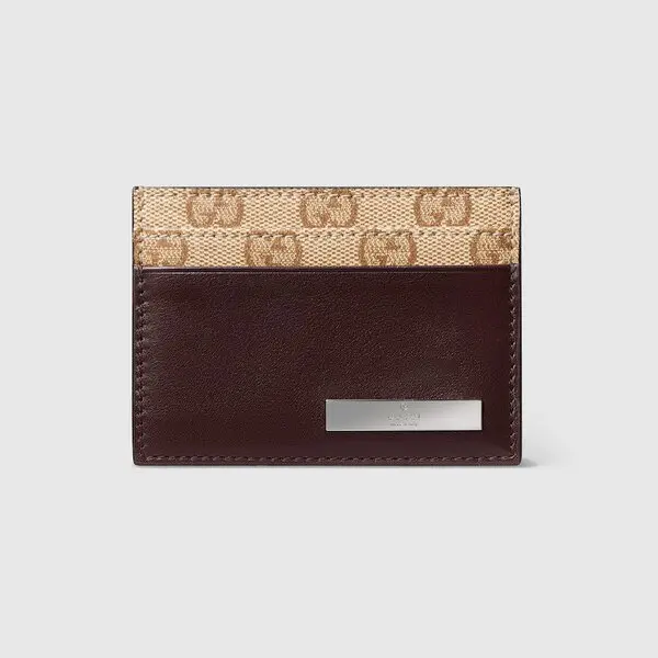 Gucci Gg Marmont Money Clip - Brown