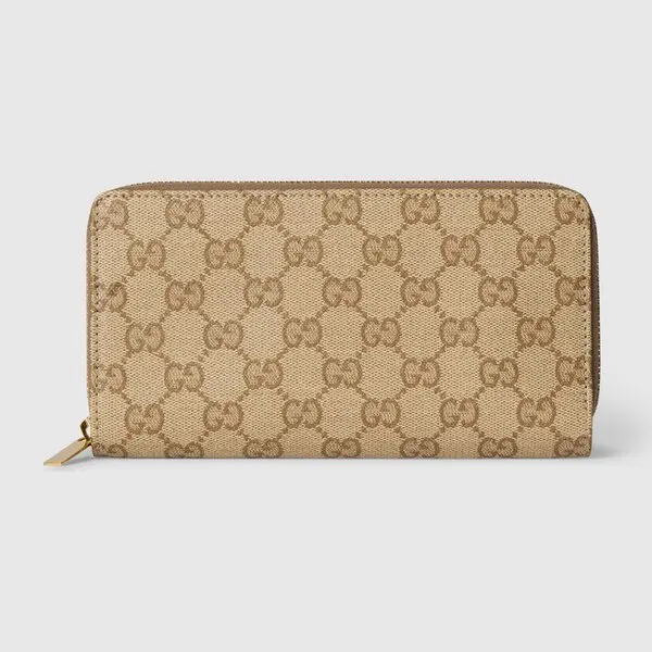 Gucci Lira Long Wallet - Beige