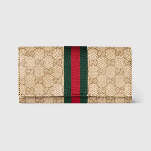 Gucci Gg Marmont Continental Wallet - Beige