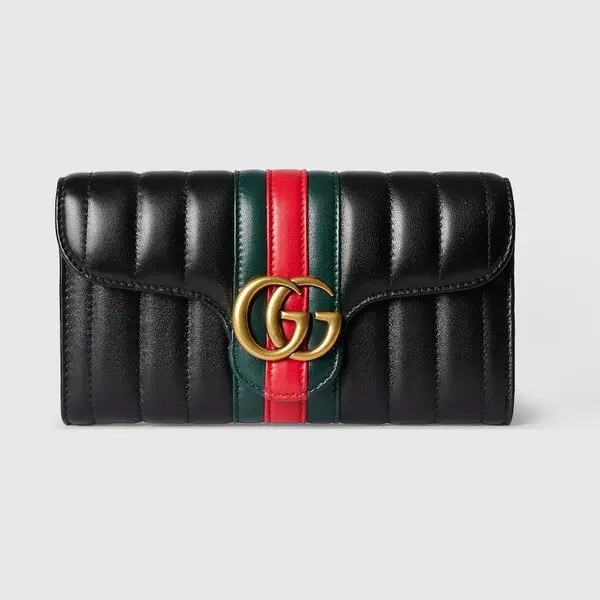 Gucci Gg Marmont Continental Wallet - Black