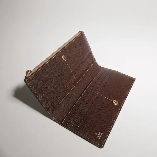 Gucci Long Wallet With Web