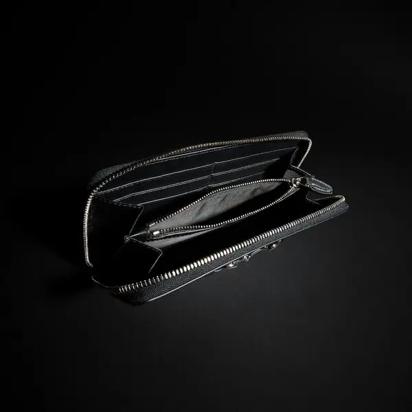 Gucci Gg Marmont Zip Around Wallet - Black