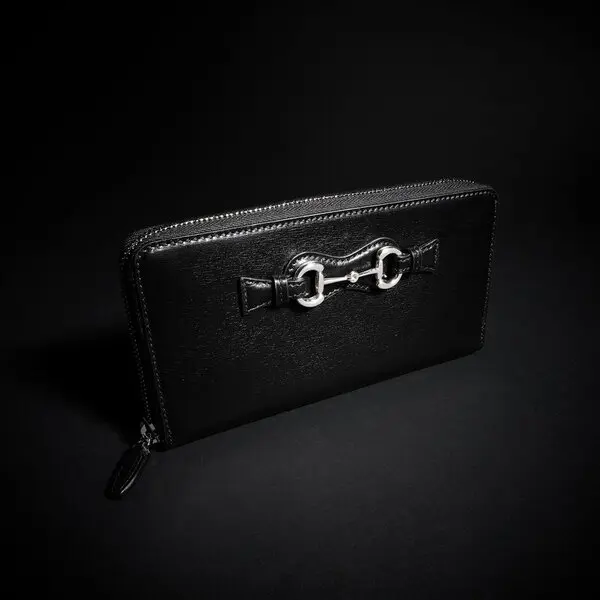 Gucci Gg Marmont Zip Around Wallet - Black