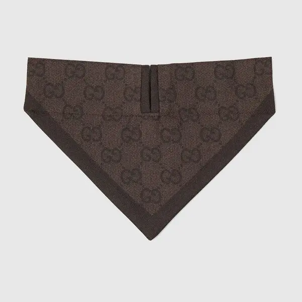 Gucci Gg Monogram Pet Collar - Beige