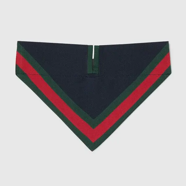 Gucci Gg Monogram Pet Collar - Blue