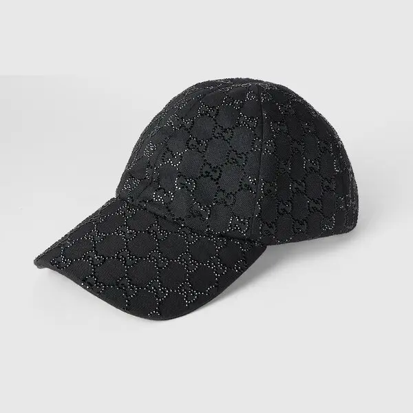 Gucci Gg Pattern Wool Hat - Black