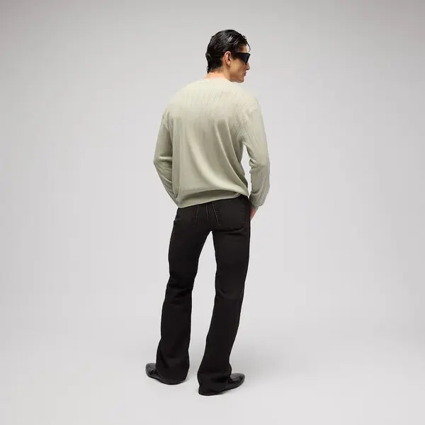 Gucci V-neck Knit T-shirt With Engraved Tag